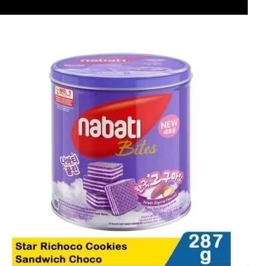 Jual PROMO BISKUIT KALENG/ NABATI BITES star richoco cookies sandwice ...