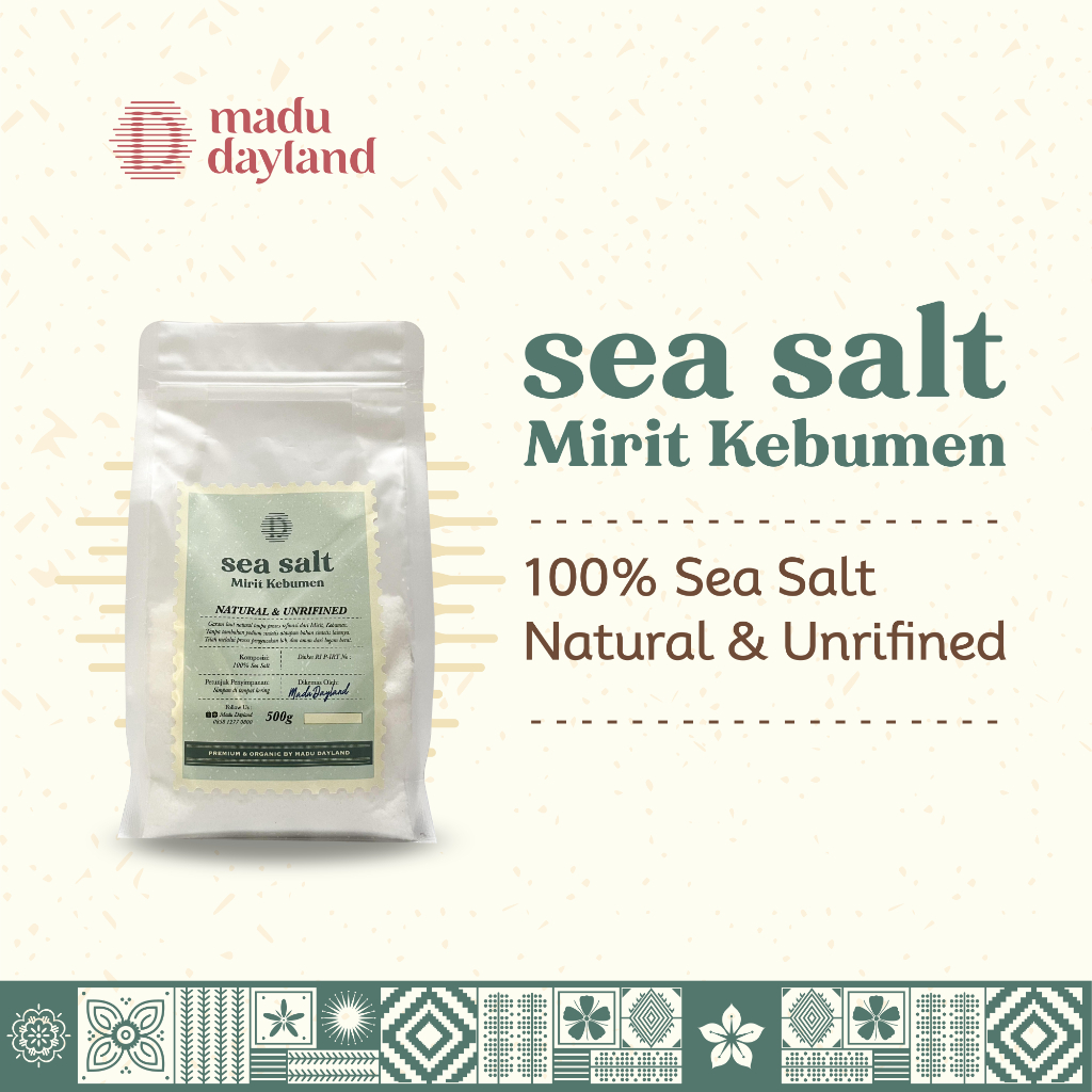 Jual Sea Salt Mirit Garam Laut Natural Tanpa Rafinasi Tanpa Proses ...