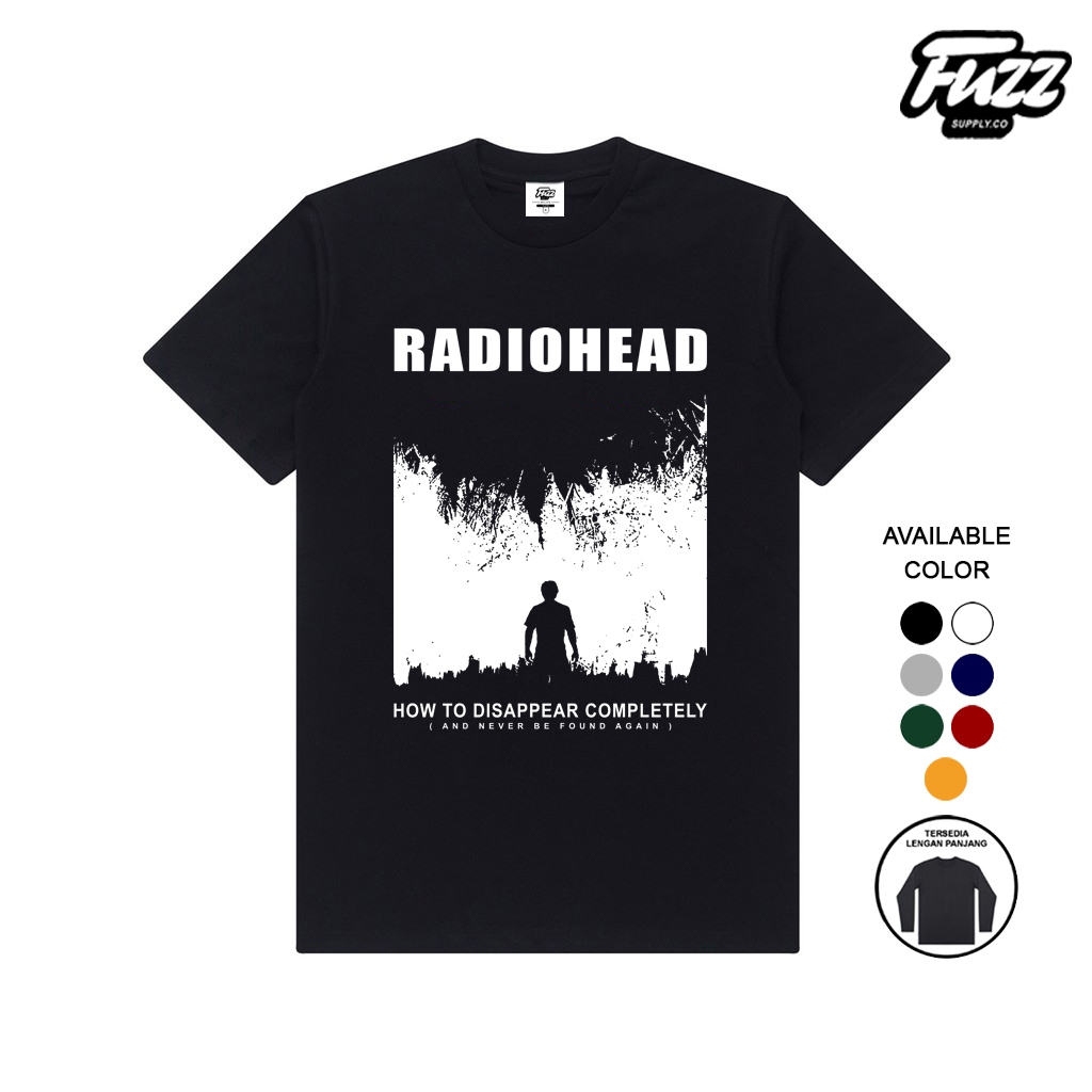 Jual Fuzz - Kaos Band Radiohead Baju Distro Tshirt Musik Rock Radio ...