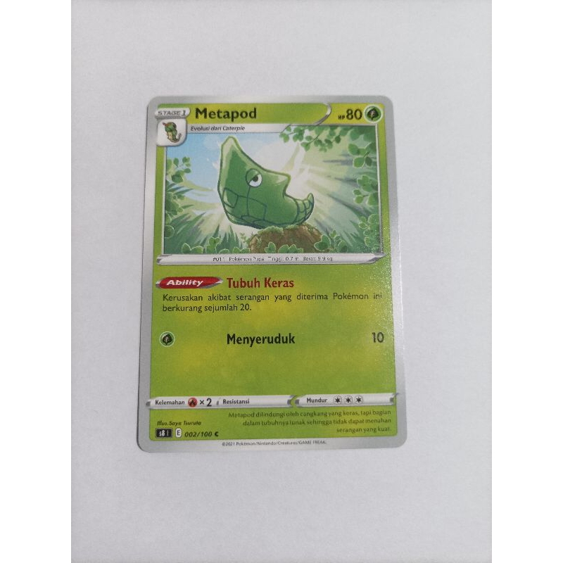 Jual Metapod 002/100 C - Pokemon TCG Indonesia | Shopee Indonesia