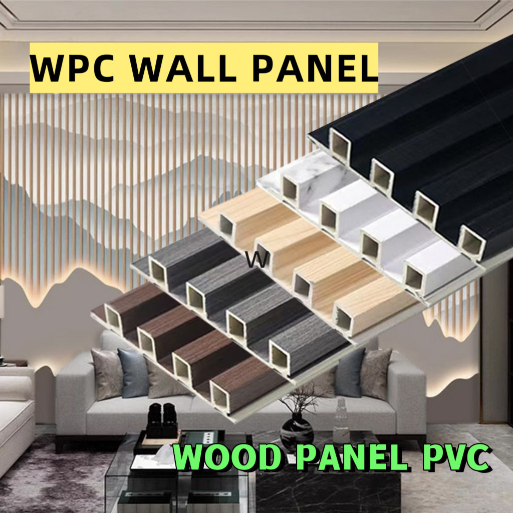 Jual WPC WALL PANEL PVC/3D HIASAN DINDING DIY WOOD PANEL/2.9METER3METER ...