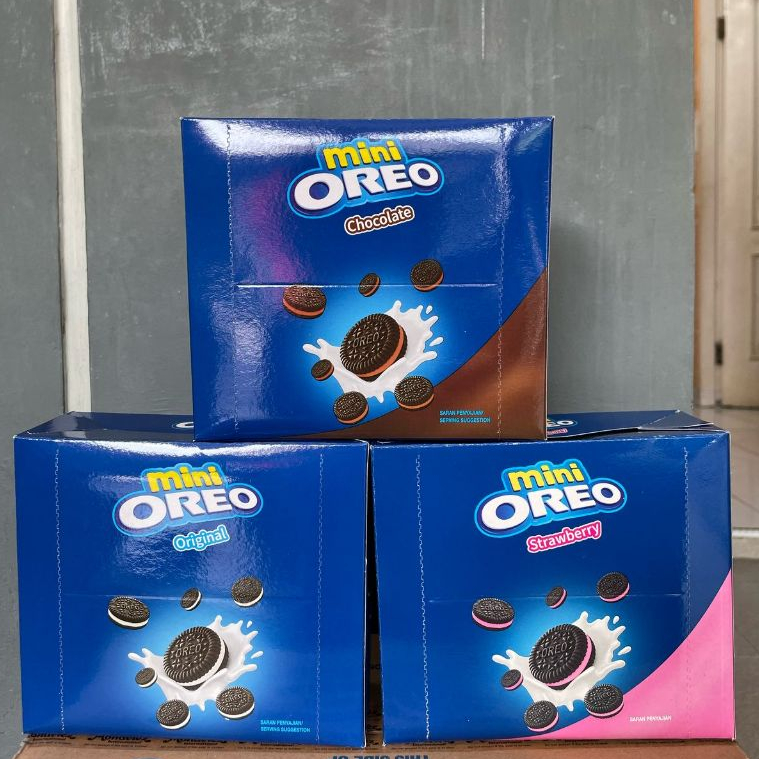 Jual BISKUIT OREO MINI 3 VARIANT RASA ISI 10 PCS | Shopee Indonesia