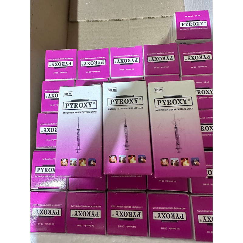 Jual Pyroxy 20 ml - Antibiotik pernafasan dan pencernaan pada hewan ...