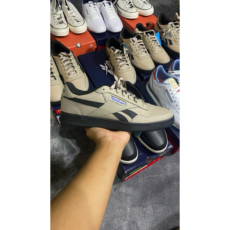 Jual Reebok Court Advance Ash Grey Original Resmi MAP | Shopee Indonesia