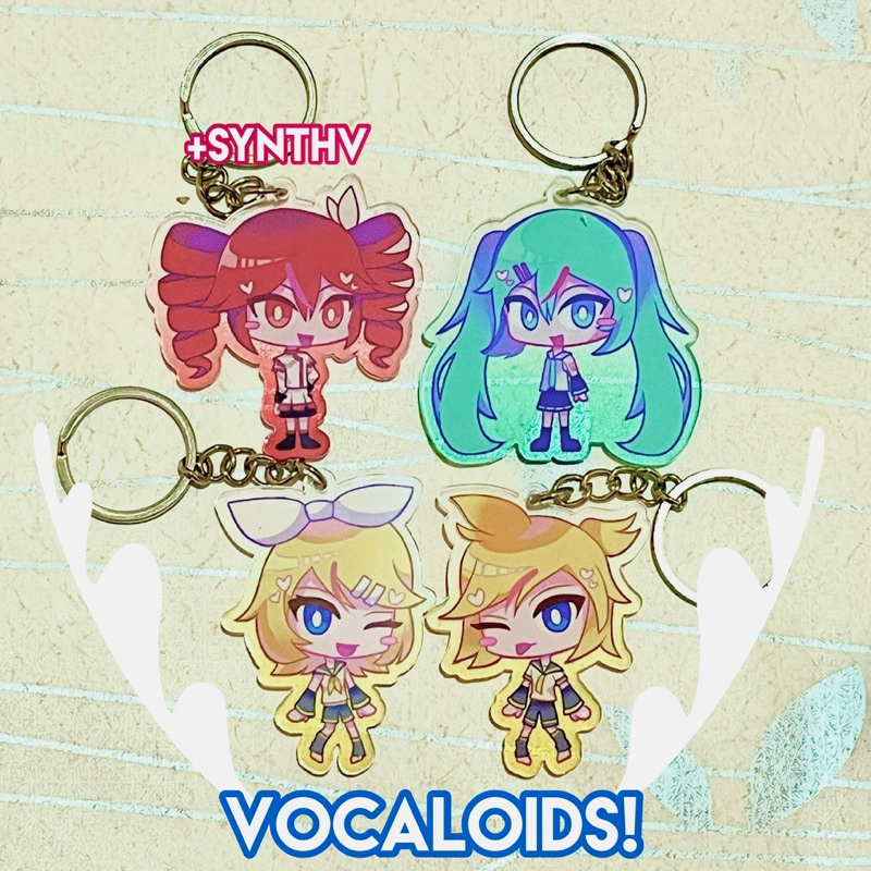 Jual Fanmerch acrylic keychain vocaloid synthv utau (hatsune miku ...