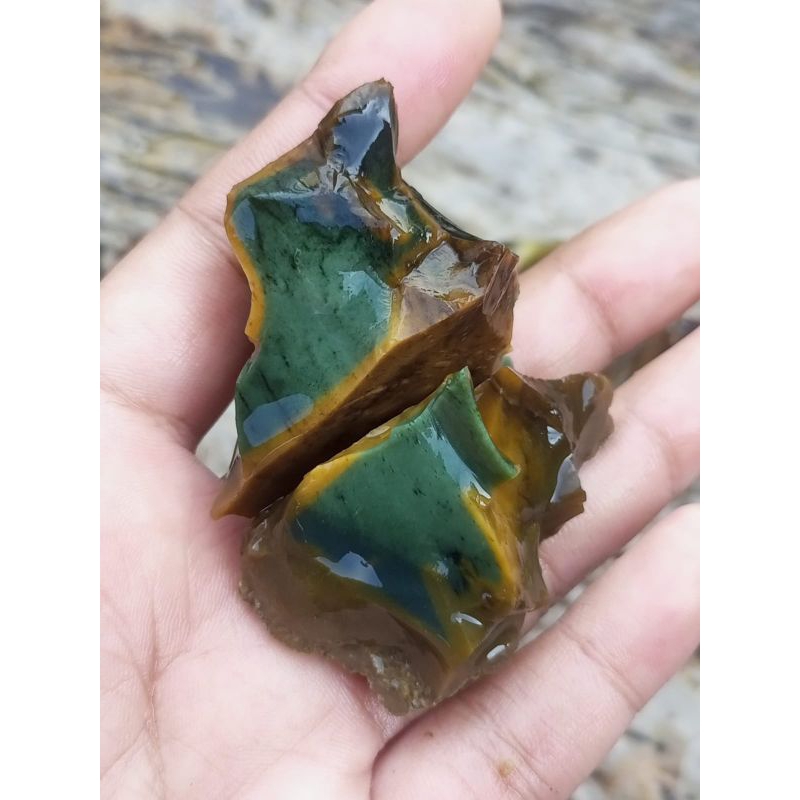 Jual Natural Bahan Batu Posil Kayu Hijau Garut 33 | Shopee Indonesia