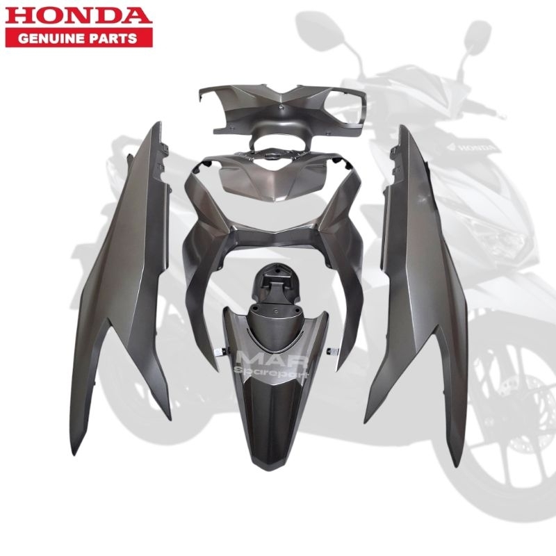 Jual Full Set Body Halus Honda Beat Deluxe Silver 2021 2023 ORIGINAL ...