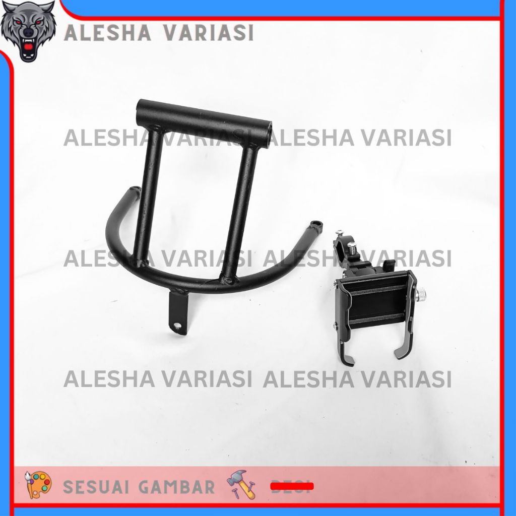 Jual PAKET HOLDER GPS HP NMAX OLD STANDAR PHONE HOLDER ALUMUNIUM STANG ...