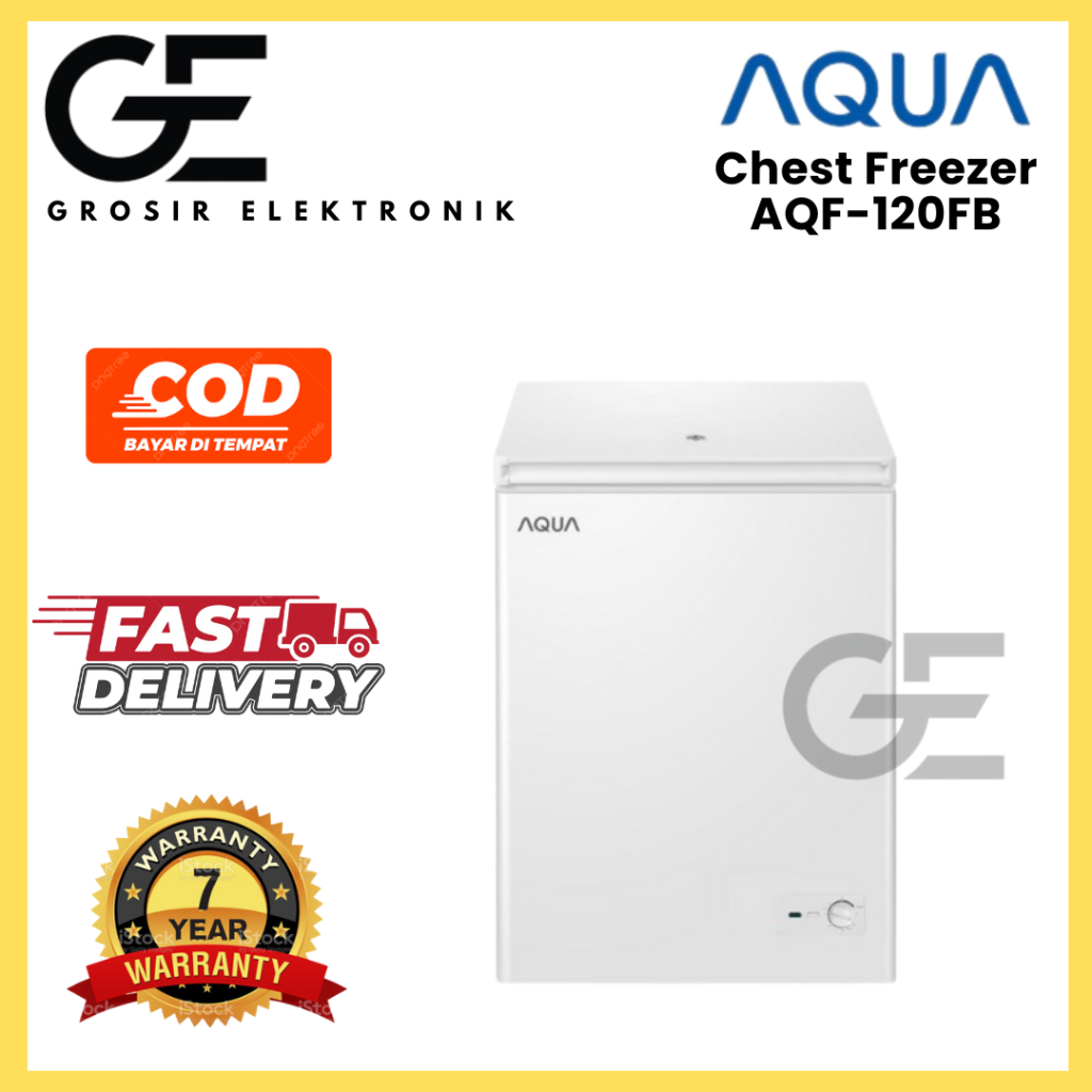 Jual CHEST FREEZER AQUA COLD CHAIN AQF-120FB 100 LITER GARANSI RESMI ...