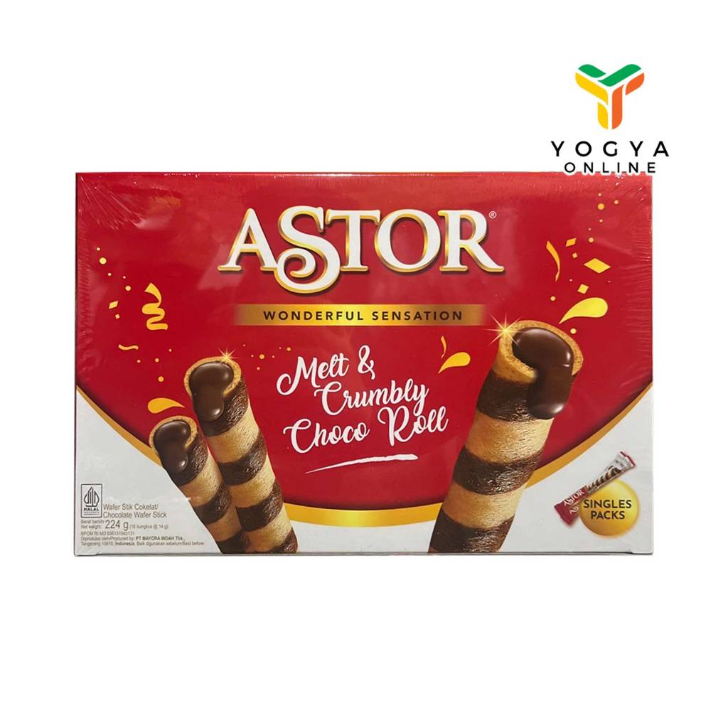 Jual Astor Choco Roll 224 Gram | Shopee Indonesia