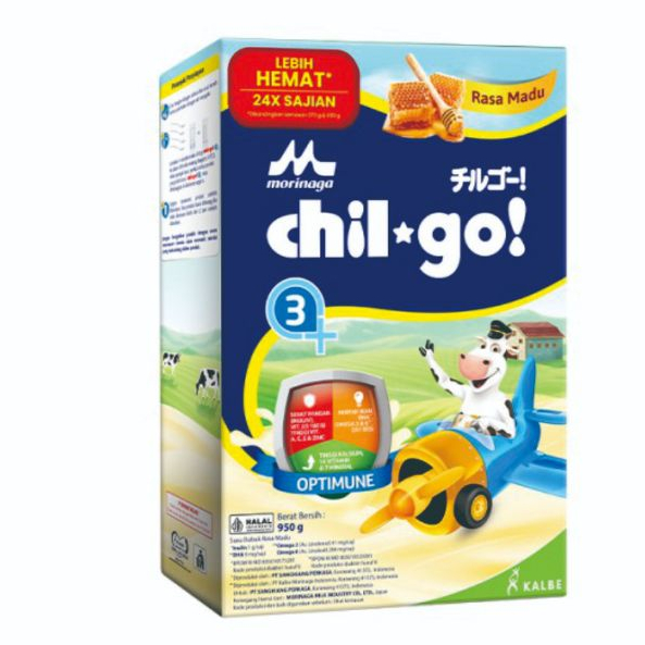 Jual Chil Go 3+ 950g Susu Chilgo 3+ Susu Bubuk Madu dan Vanila | Shopee ...
