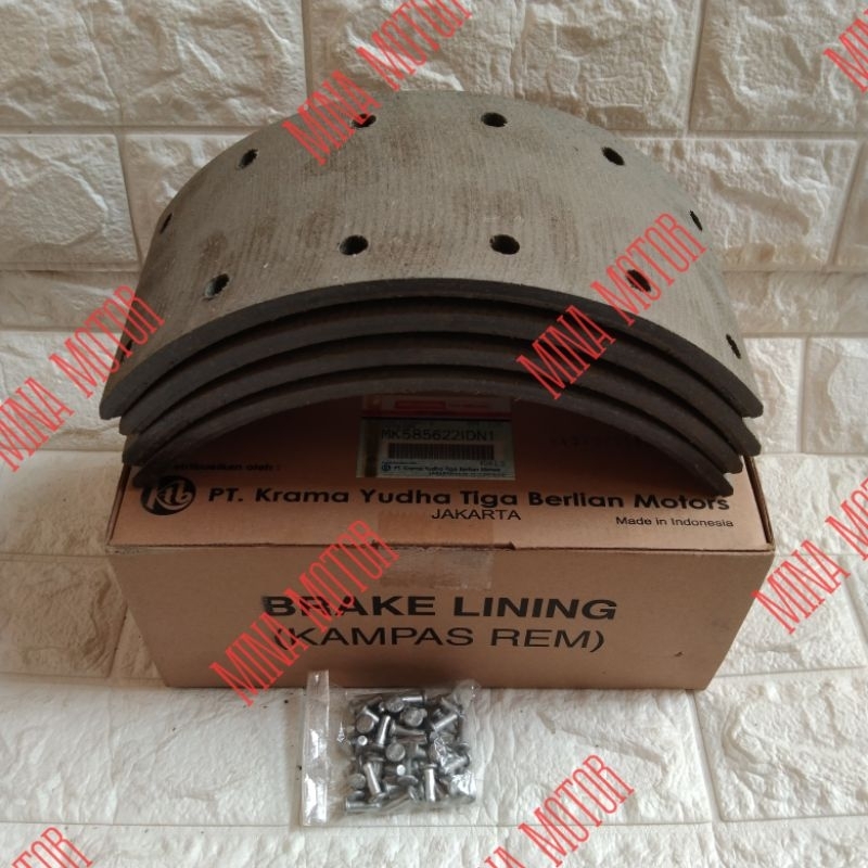 Jual KTB Kampas Rem Mitsubishi Canter Turbo PS125 HDX plus Rivet | Shopee Indonesia