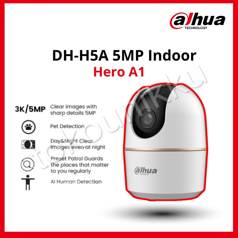 Jual DAHUA KAMERA HERO CAMERA CCTV WIFI IP CAM IP CAMERA A1 5MP I H5A 5 Megapixel | Shopee Indonesia