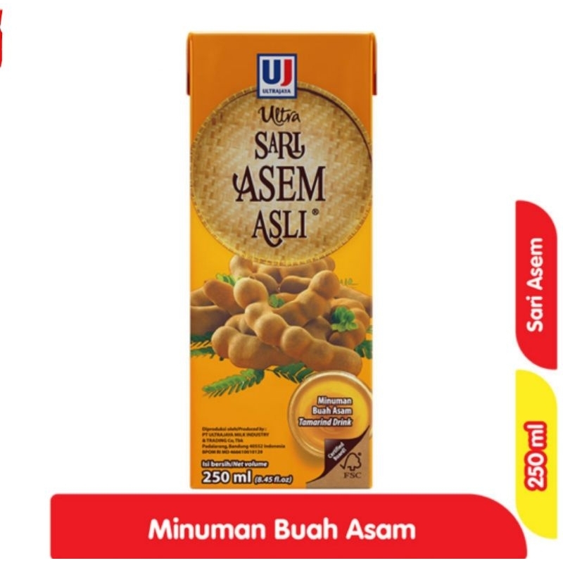 Jual HARGA PROMO: Minuman Ultra Sari Asem Asli 250 ml | Shopee Indonesia
