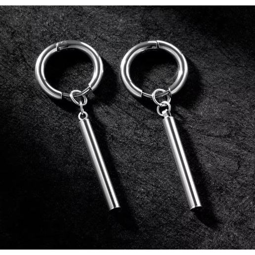 Jual COD - Anting tindik telinga bulat bandul batang model korea ...