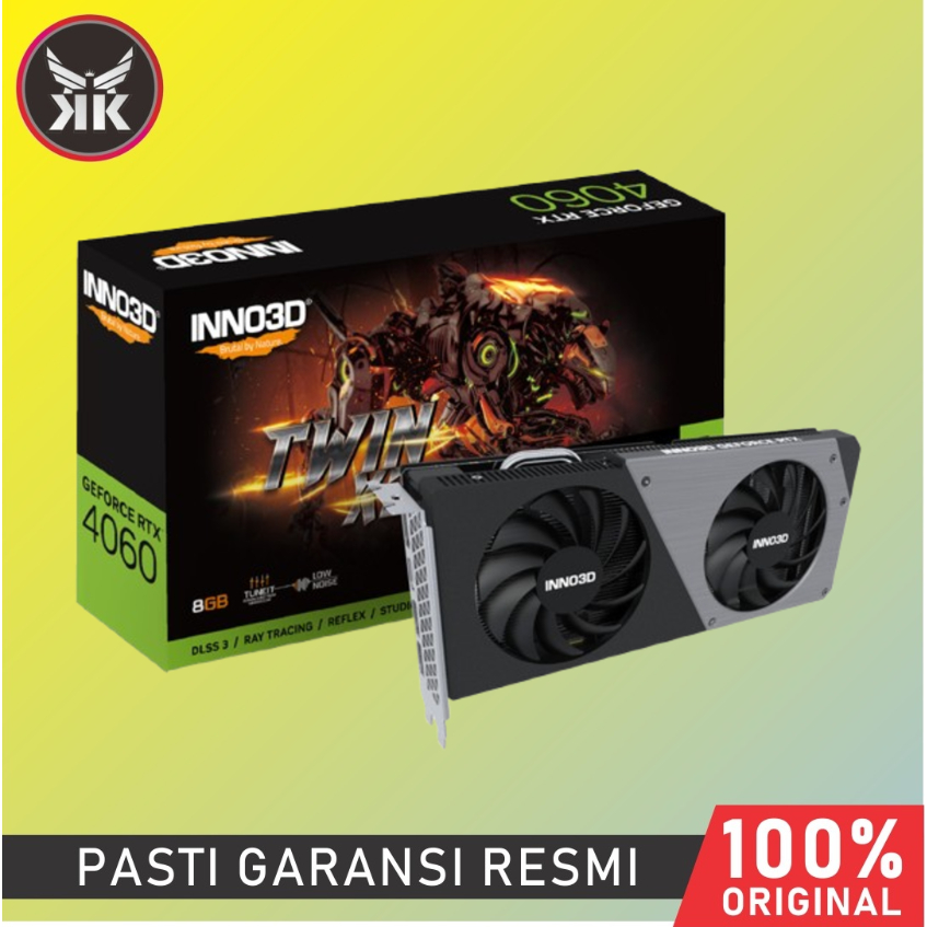 Jual VGA CARD INNO3D GEFORCE RTX 4060 TWIN X2 8GB GDDR6 | Shopee Indonesia