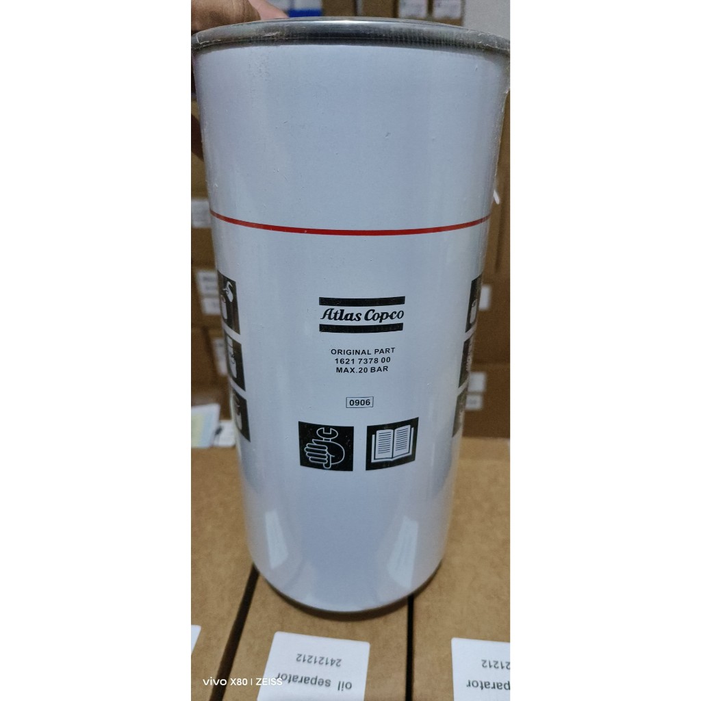Jual filter oli 1621737890 Oil Filter 1621737800 Atlas Copco | Shopee ...