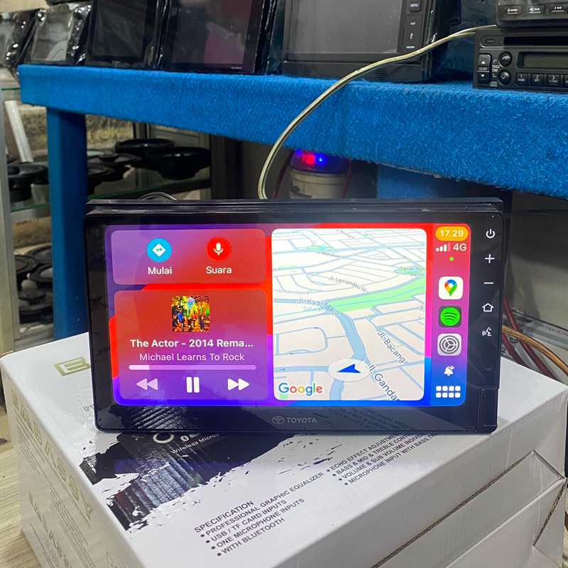 Jual head unit original toyota innova zenix G wireless apple carplay ...