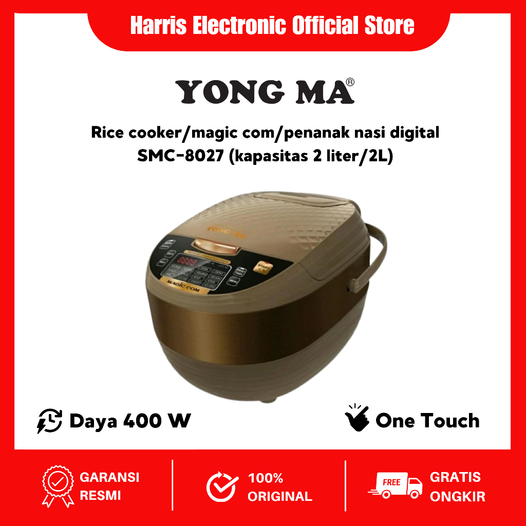 Jual YONG MA rice cooker magic com penanak nasi digital SMC-8027 ...