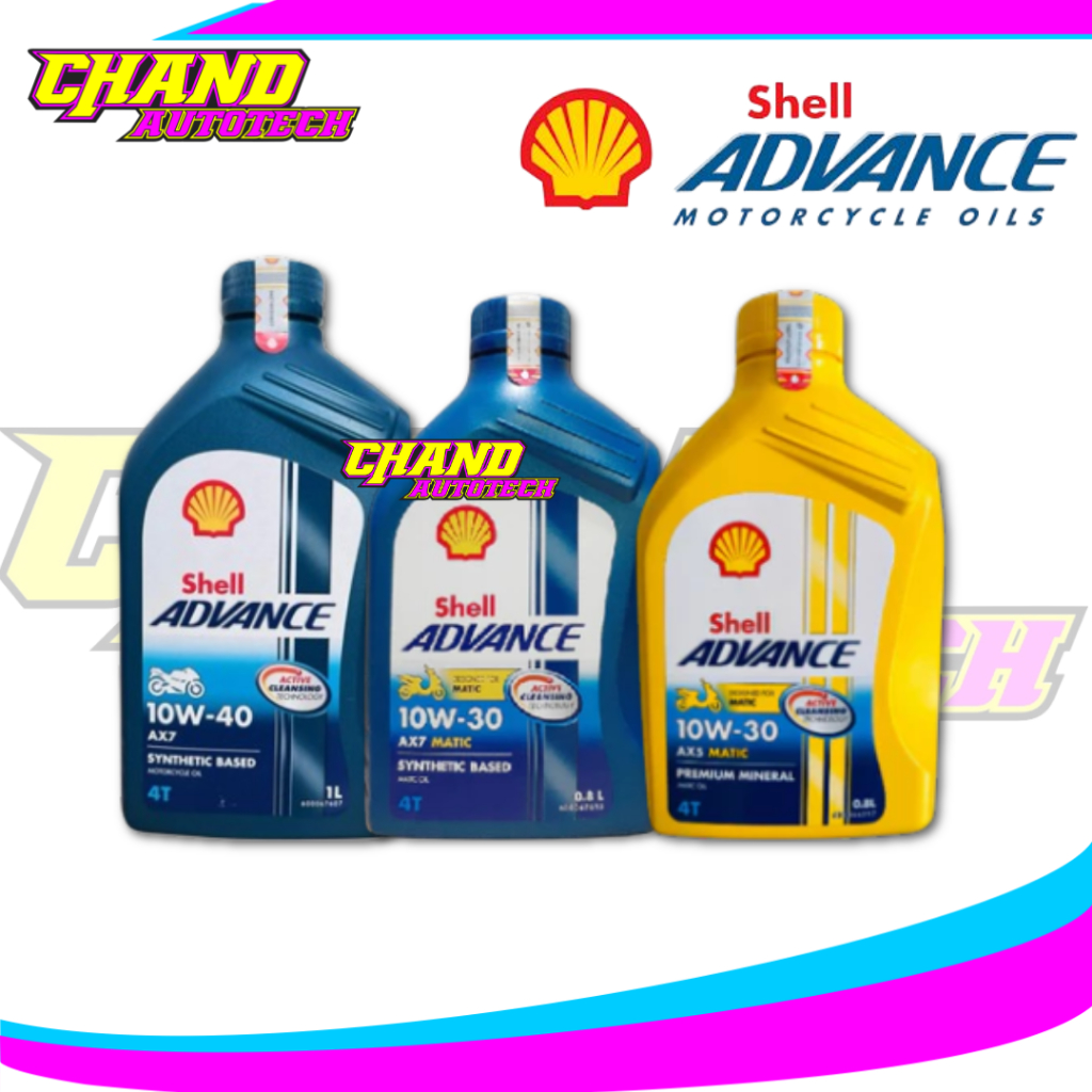 Jual Oli Shell Advance Matic AX7 AX5 Oil Matic Manual 800ml 0.8L 10W-30 ...