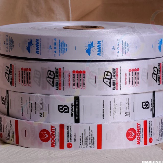 Jual 160 meter label satin Satin tebal label sattin label pakaian label ...