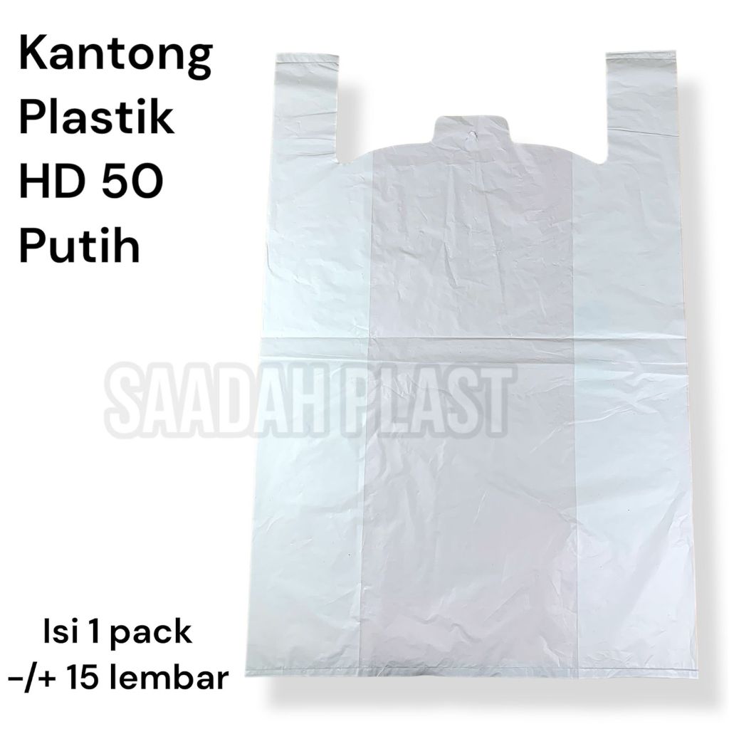 Jual HD Kantong Kresek Plastik Raja Jumbo Uk 50 Putih Tebal | Shopee ...