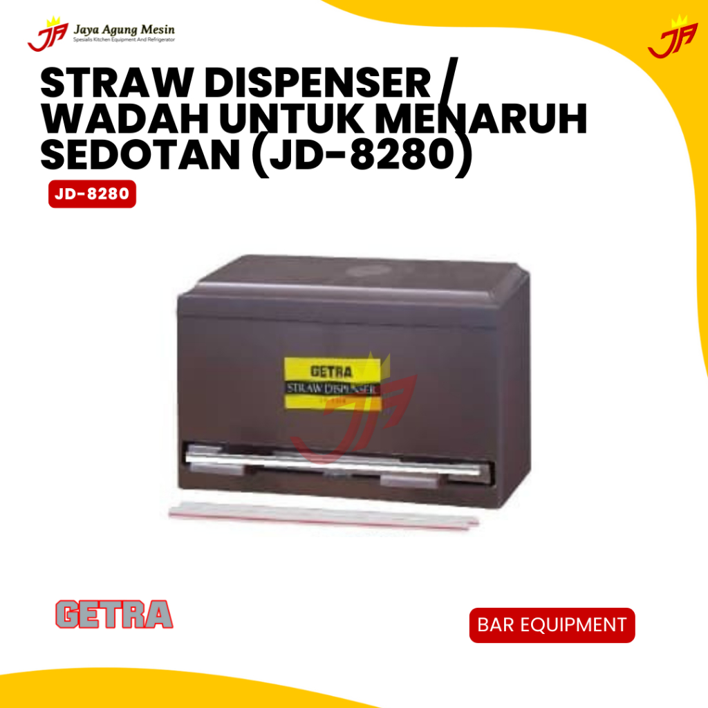 Jual GETRA Straw Dispenser / wadah untuk menaruh sedotan (JD-8280 ...