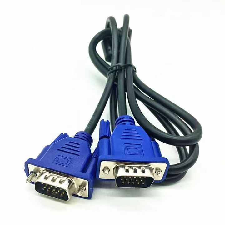 Jual kabel vga to vga 1.5m warna biru | Shopee Indonesia