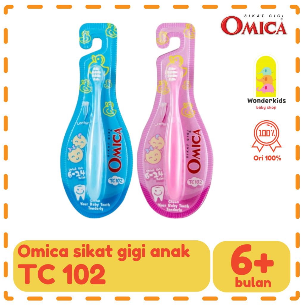 Jual WONDERKIDS II Omica Sikat Gigi Bayi TC 102 (6-24Bulan) | Shopee ...