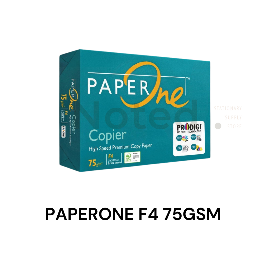 Jual Kertas HVS F4 premium PAPERONE 75 gr Kertas fotocopy Print Paper | Shopee Indonesia