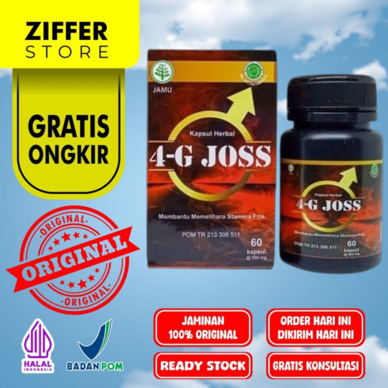 Jual 4 G Joss Asli 100% Original Herbal Pria Berkualitas Bpom | Shopee ...