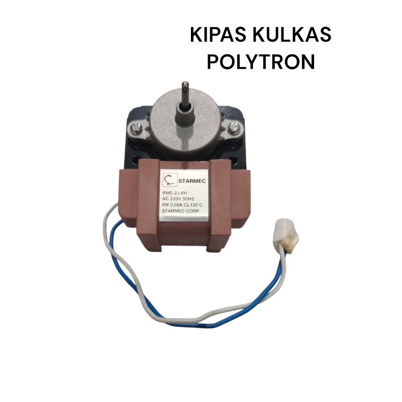 Jual FAN MOTOR KULKAS POLYTRON AS PENDEK / KIPAS KULKAS POLYTRON 2 ...