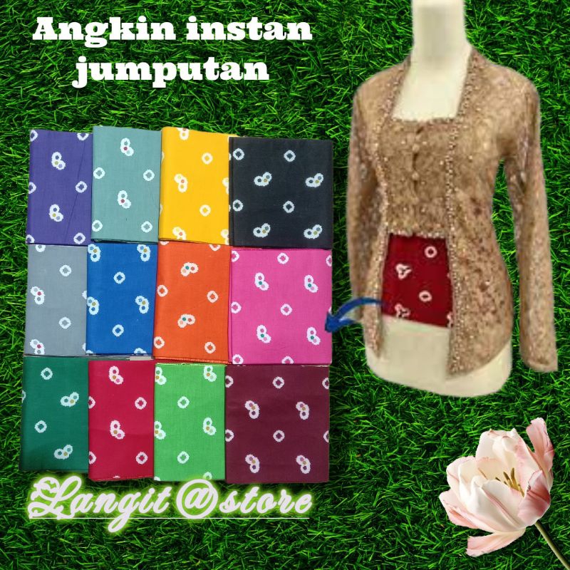 Jual JAY Angkin instan/batik jumputan/Obi/Belt motif batik jumputan ...