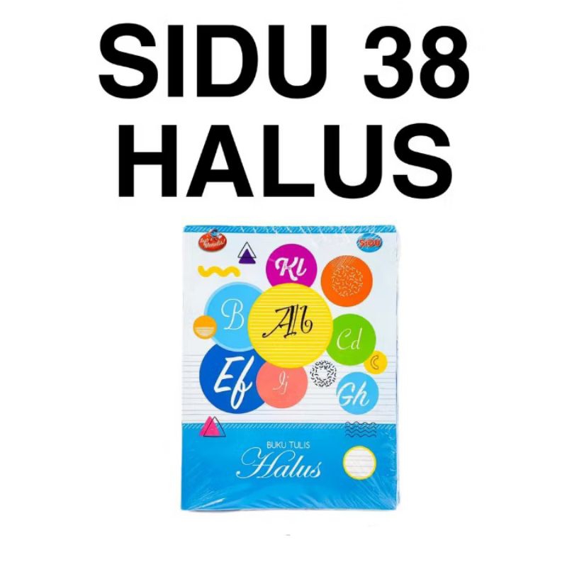 Jual Buku Tulis SIDU HALUS 38 Lembar / Buku Tulis SINAR DUNIA HALUS 38 ...