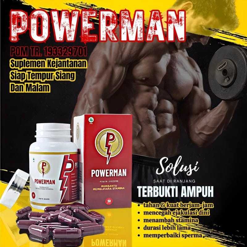 Jual OBAT HERBAL TRADISIONAL POWERMAN 100% ORIGINAL BPOM | Shopee Indonesia