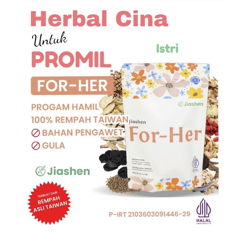 Jual Herbal cina jiashen for her untuk promil dan kesehatan wanita | Shopee Indonesia