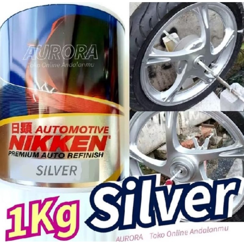 Jual Cat Nikken Silver Metalik/Cat Silver Metalik | Shopee Indonesia
