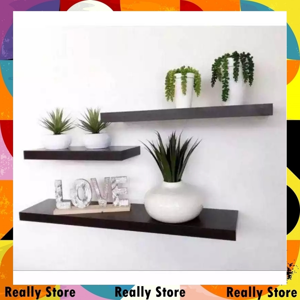 Jual Ambalan Dinding Lebar 20 cm panjang 60/70/80/90/100/120 Papan ...