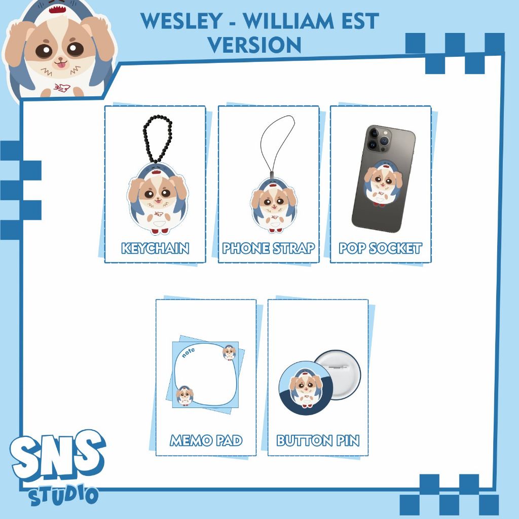 Jual MARCHANDISE GMM FANDAY - WESLEY (WILLIAM - EST) | Shopee Indonesia