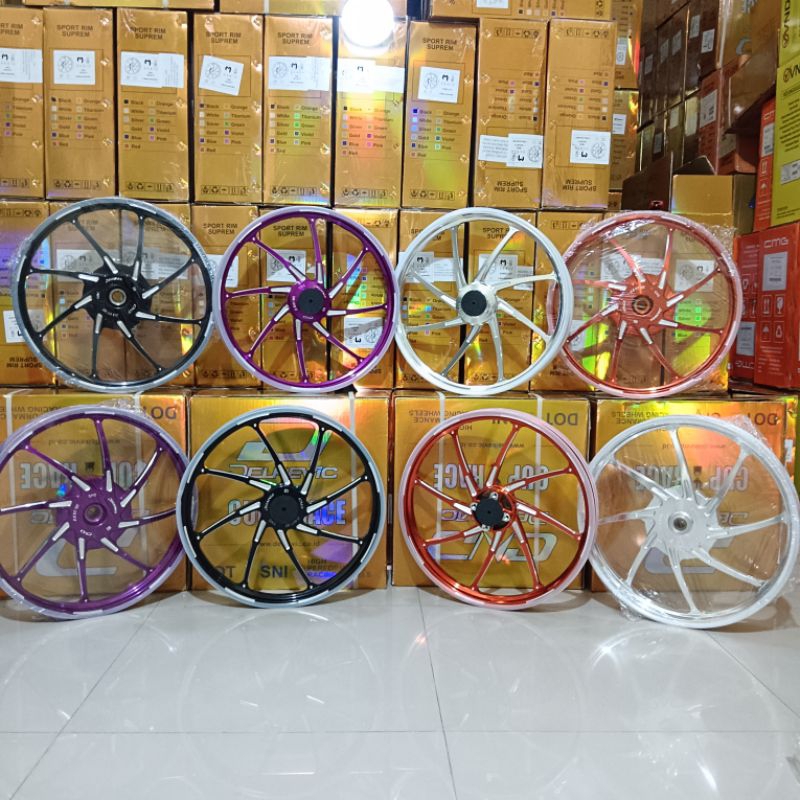 Jual DELKEVIC VELG/PELAK RACING CNC M8 UKURAN 140/160-17 MOTOR MIO ...