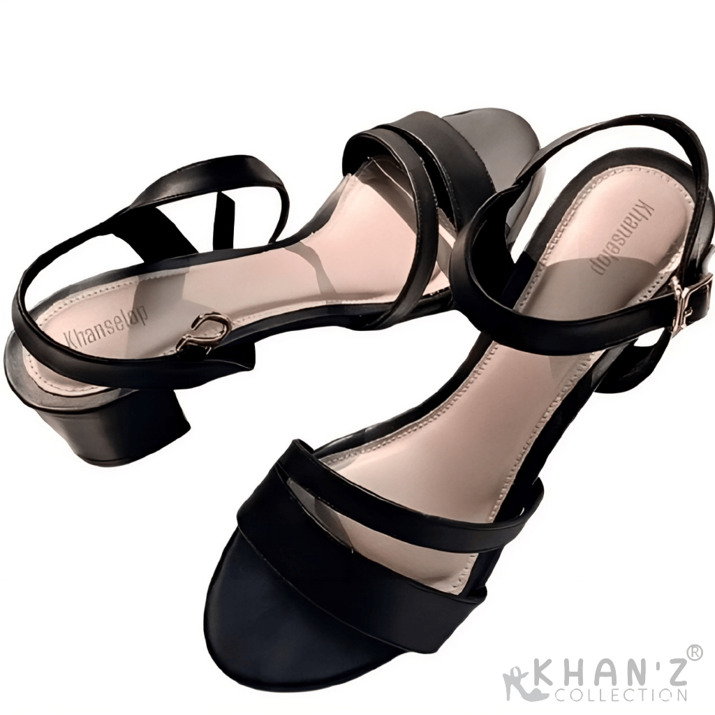 Jual Khanselop Elna Sandal Heels tali wanita 5 Cm | Shopee Indonesia