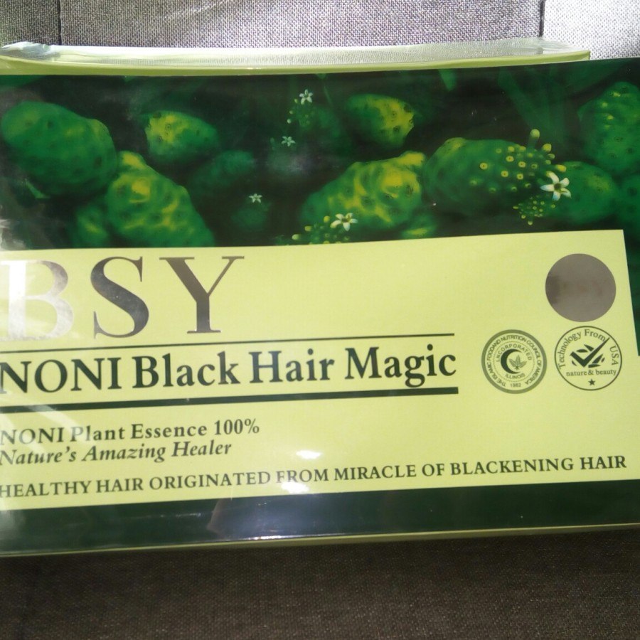 Jual bsy noni black shampoo original Holo / bsy noni semir rambut ...