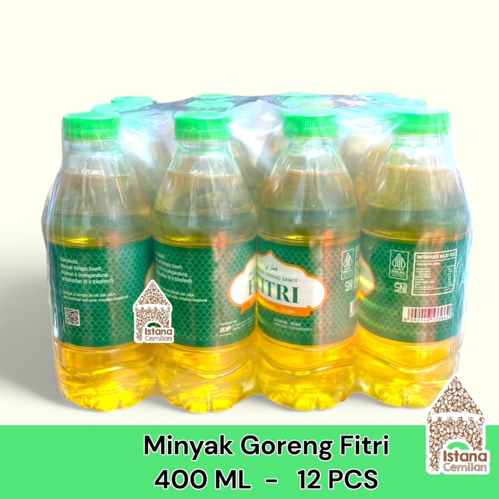 Jual FITRI Minyak Goreng Botol 400 ml KRAT / PALET (isi 12 pcs) | Shopee Indonesia