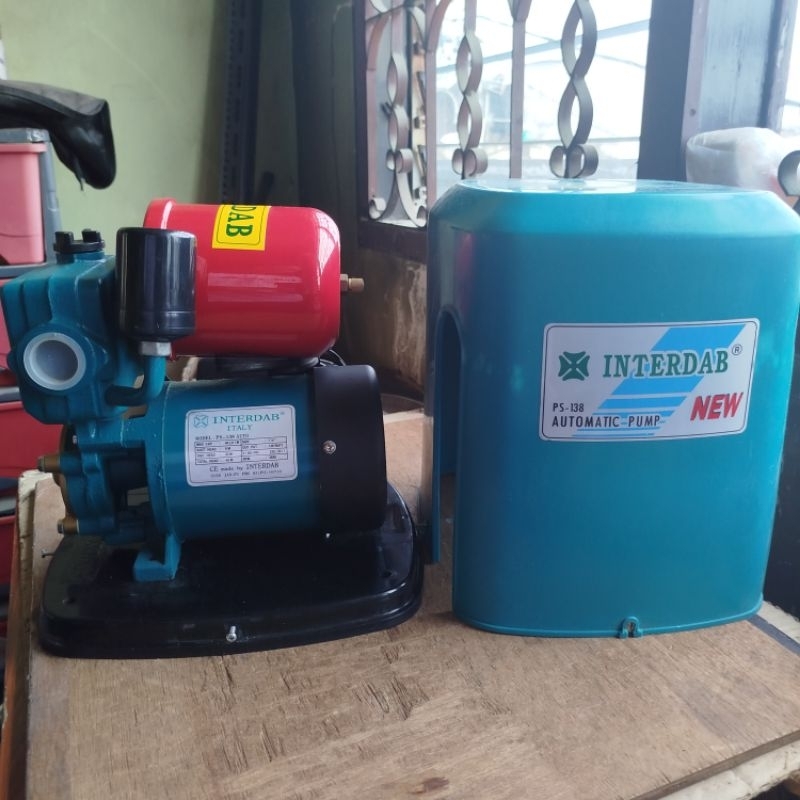 Jual INTERDAB ITALY PS-138 Pompa Air Otomatis Sumur Dangkal Ada Penutup ...