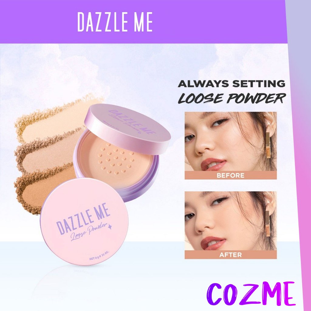 Jual DAZZLE ME Always Setting Loose Powder | Shopee Indonesia