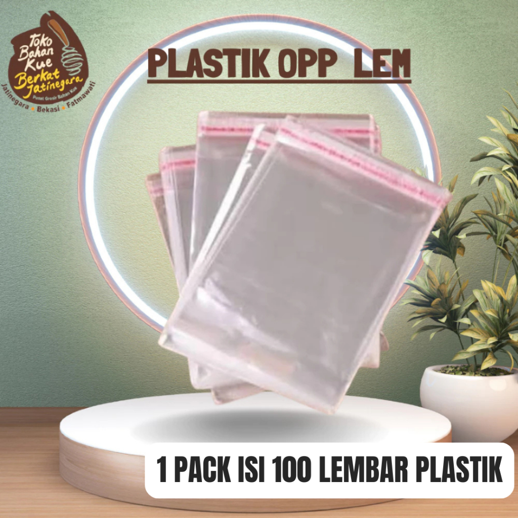 Jual PLASTIK OPP LEM PER PACK ISI 1000 LEMBAR / PLASTIK KUE / PLASTIK COOKIES | Shopee Indonesia