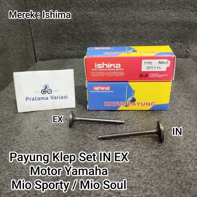 Jual Payung Klep Set / Valve IN - EX Yamaha Mio Sporty / Mio Karbu ...