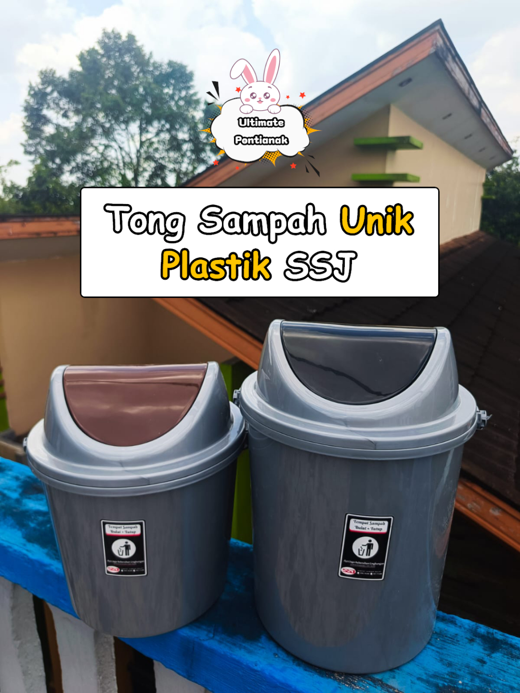 Jual SSJ Tong Sampah Plastik 16 Liter & 11 Liter Dengan Kode TP-809 ...