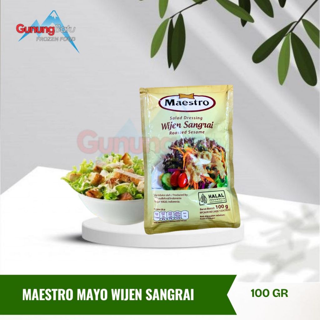 Jual MAESTRO SALAD DRESSING WIJEN SANGRAI 100GR | Shopee Indonesia