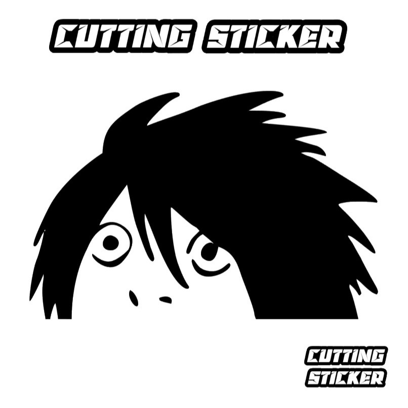 Jual L Lawliet Death Note - Cutting Sticker Anime | Shopee Indonesia